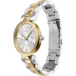 Armani Exchange Analog Watch female Gold, Silver size One Size