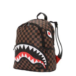 Sprayground Rucksack 'CHECK 2' Herren Gr&ouml;&szlig;e One Size braun / rot / schwarz / wei&szlig;