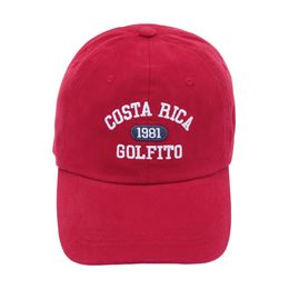 Pull&Bear Pull&bear Cap 'COSTA RICA' Damen Gr&ouml;&szlig;e 55/60 rot / wei&szlig;