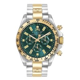 Philipp Plein Analog Watch male Green, Silver size One Size