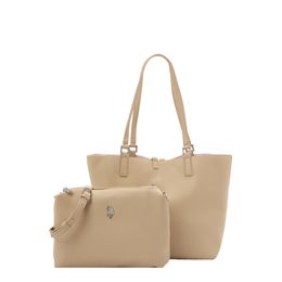 U.S. Polo Assn. Shopper Damen Gr&ouml;&szlig;e One Size beige / rosa / wei&szlig;