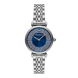 Emporio Armani Uhr Damen Gr&ouml;&szlig;e One Size blau / silber