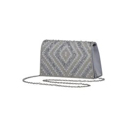 Vera Mont Clutch-Tasche im Glitzer-Look Damen Gr&ouml;&szlig;e one size creme