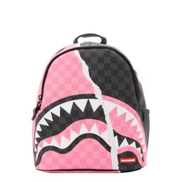 Sprayground Rucksack 'TEAR SIP SAVAGE' Herren Gr&ouml;&szlig;e One Size graphit / hellpink / schwarz / wei&szlig;