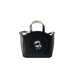 K by KARL LAGERFELD Karl Lagerfeld Handtasche 'IKON CIRCLE' Damen Gr&ouml;&szlig;e One Size schwarz / wei&szlig;