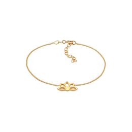 Elli Armband 'Lotusblume' Damen Gr&ouml;&szlig;e 16 gold