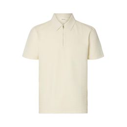 Selected Poloshirt 'SLHSANDER' Herren Gr&ouml;&szlig;e S creme
