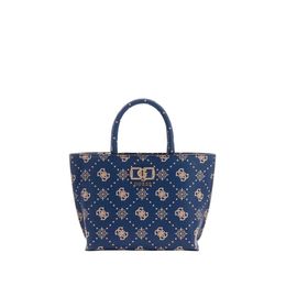 Guess Umh&auml;ngetasche 'Guess Sac Bandouli&egrave;re Emelie Logo 2 Comp S Navy Logo GP992875' Damen Gr&ouml;&szlig;e One Size blau