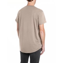 Replay Herren T-Shirt, wei&szlig;, Gr. M, unifarben, Jersey, Obermaterial: 100% Baumwolle, Shirts