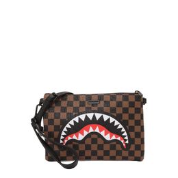 Sprayground Clutch 'CHECK 2 EMBOSS' Damen Gr&ouml;&szlig;e One Size braun / rot / schwarz / wei&szlig;