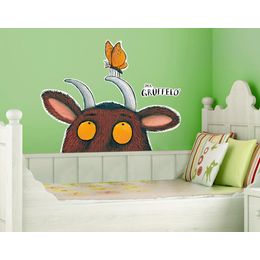 Bilderwelten Wandtattoo Tiere modern selbstklebend Wandaufkleber - Der Gr&uuml;ffelo - Mit Schmetterling - Wandsticker Kinderzimmer Baby M&auml;dchen Jungen