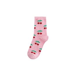 next Socken Damen Gr&ouml;&szlig;e 36/41 gr&uuml;n / rosa / rot