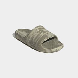 Herren Badesandale "FLOW ADILETTE", adidas Sportswear, Gr. 42, beige, Synthetik, Schuhe, Badelatschen