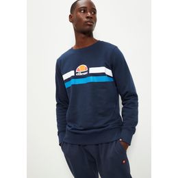 Ellesse Herren Sweatshirt "Prella Sweatshirt", blau, Gr. XS, bedruckt, Sweatware, Obermaterial: 85% Baumwolle, 15% Polyester, Sweatshirts
