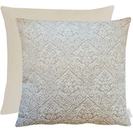 Kissenh&uuml;lle Apelt, B:46cm L:46cm, beige, Polyester, Obermaterial: 60% Polyester, 20% Baumwolle, 20% Viskose, Kissenbez&uuml;ge, "Silva"