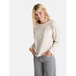 LIEBLINGSST&Uuml;CK LIEBLINGSST&Uuml;CK Damen Sweatshirt "KarmellaL"130, beige, Gr. XS, 100% Baumwolle, Sweatshirts, aus 100% Baumwolle