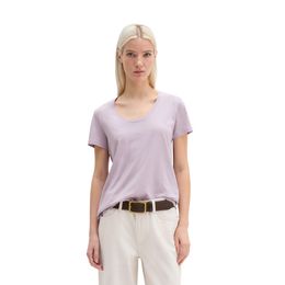 Marc O'Polo MARC O'POLO Damen T-Shirt "aus Organic Cotton Single Jersey"dusty lavender, Basic, Gr. S, unifarben, Obermaterial: 100% Baumwolle, Shirts