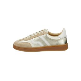 Gant Damen Sneaker "Sneaker Cuzima", Gr. 40, gold, Obermaterial: 100% Rindsleder Leather cow. Futter: 100% Rindsleder Leather cow. 100% Gummi