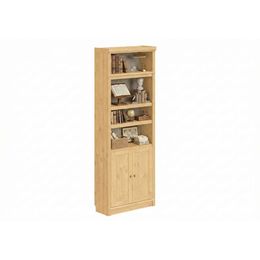 B&uuml;cherregal OTTO HOME, B:80cm H:220cm T:33,5cmglaug, ge&ouml;l, Massivholz, Wohnzimmer, Regale, "Soeren", aus massiver Kiefer, FSC-zertifiziert, Tiefe