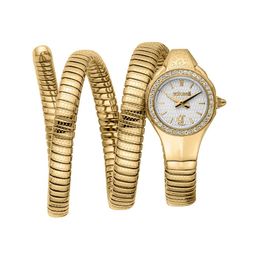 Just Cavalli Analog Watch female Gold size One Size