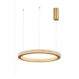 NOVA LUCE LED-H&auml;ngeleuchte "FIORE", 1, &Oslash; 60cm H: 120cm, 1 Stk., gold, Leuchten