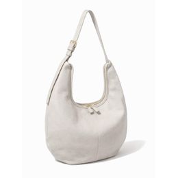 Damen Schultertasche "Fred", Collezione Alessandrobeige, Leder, Taschen, aus Rindsleder, mit langem Riemen