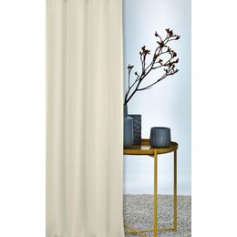 Vorhang Apelt, B:141cm H:245cm, beige, Jacquard, Baumwolle, Polyester, Wohnzimmer, Gardinen, "ALASKA", HxB: 245x141, Alaska, Fertigschal mit