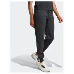 Sporthose Adidas SPORTSWEAR "Adidas Z.N.E", Damen, Gr. XL, N-Gr, schwarz (schwarz, normal, gr.), Obermaterial: 57% Polyester, 43% Baumwolle, Hosen Sporthose
