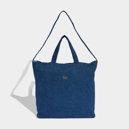 Sporttasche "ADICOLOR SHOPPER AUS STOFF", adidas originalslight denim, Obermaterial: 100% Baumwolle, Taschen
