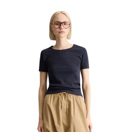 Marc O'Polo Damen T-Shirt "aus reiner Bio-Baumwolle"blau depths, Gr. L, MARC O'POLO DENIM, Shirts