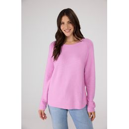 LIEBLINGSST&Uuml;CK LIEBLINGSST&Uuml;CK Damen Strickpullover "AilaniL", rosa, Gr. 48, clean, unifarben, Strick, Obermaterial: 100% Baumwolle, Pullover, mit Rollkante am