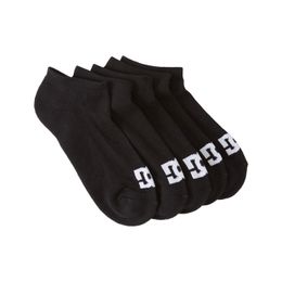 DC Shoes Damen Socken "DC Ankle 5Pk", schwarz, Baumwolle, Socken