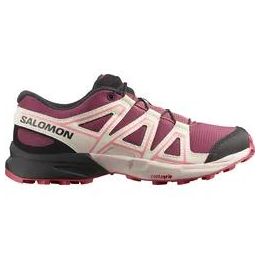 Outdoorschuh Salomon "SPEEDCROSS J", Kinder, Gr. 39, rot (nocturne, hushed violet, rouge rot), Synthetik, Textil, Schuhe Outdoorschuh, f&uuml;r Kinder & Jugendliche
