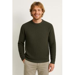 Only & Sons ONLY & SONS Damen Strickpullover "ONSROLF RLX CREW NECK KNIT - OTL"rosin, Gr. XXL, unifarben, Strick, Obermaterial: 60% Polyacryl, 40% Baumwolle,