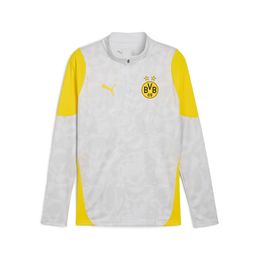 Puma Herren T-Shirt "Borussia Dortmund Trainingstop Herren", gelb, Gr. XS, bedruckt, Obermaterial: 100% Polyester, Shirts