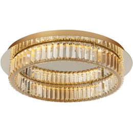NOVA LUCE LED Deckenleuchte "AURELIA", 1, &Oslash; 60cm, 1 Stk., gold, Wohnzimmer, Leuchten