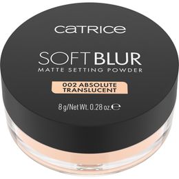 Catrice Damen Puder "SOFT BLUR MATTE SETTING POWDER", 24 gabsolute translucent, Teint-Kosmetika, Ultraleichtes, lichtdurchl&auml;ssiges Puder f&uuml;r alle