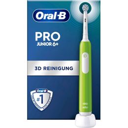 Oral-B Kinder Elektrische Zahnb&uuml;rste "Oral-B Pro Junior Elektrische Zahnb&uuml;rste, Lila", gr&uuml;n, Elektrozahnb&uuml;rsten, Drucksensor