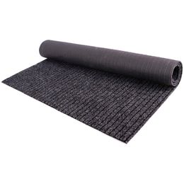 L&auml;ufer, B:400cm H:7mm L:350cm, grau, PRIMAFLOR-IDEEN IN TEXTIL, Polypropylen (PP), Flur, Teppiche, "Schmutzfangl&auml;ufer ATLAS, Made in Belgium",