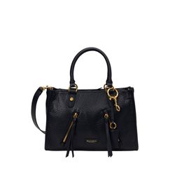 Marc O'Polo MARC O'POLO Damen Shopper "aus strukturiertem Schafleder"schwarz, Leder, unifarben, Taschen
