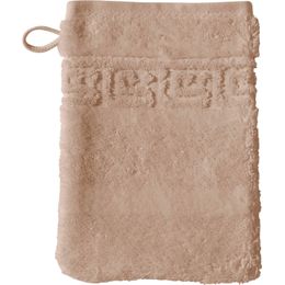 Caw&ouml; unisex Handtuch beige, Gr&ouml;&szlig;e 16x22 cm, 2 - Waschlappen