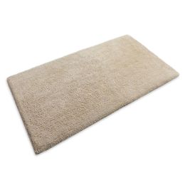 Badematte OTTO HOME, H:20mmbeige, Baumwolle, Badematten, "Selenne, uni, viele Farben, Badvorleger, Badezimmer Teppich", Badteppich, getuftet, modern,