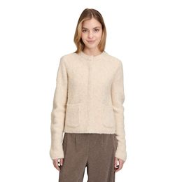 Betty Barclay Damen Strickjacke "Damen mit Lurexfaden"beige, Gr. 40, Strick, Obermaterial: 62% Polyacryl, 16% Polyester, 12% Polyester, 4% Wolle, 3%