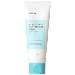 IUNIK Feuchtigkeitscreme "Beta Glucan Daily Moisture Cream", 60ml, wei&szlig;, Hautpflegemittel, Klebt nicht, beruhigt & revitalisiert die Haut, mit