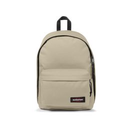 Eastpak Freizeitrucksack "OUT OF OFFICE", beige, Polyester, Basic, Rucks&auml;cke, Unisex Cityrucksack, Arbeitsrucksack, Schulrucksack mit Logo-Aufn&auml;her