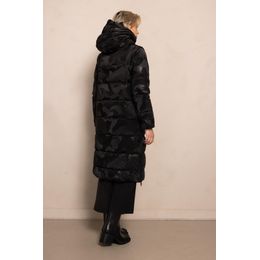 Zhrill Damen Steppmantel "2 in 1 Mantel und Weste", schwarz, Gr. XXL, unifarben, Web, Obermaterial: 53% Lyocell, 43% Baumwolle, 4% Elasthan, M&auml;ntel,
