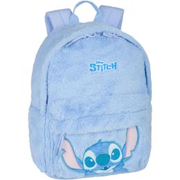 COOLPACK Kinder Freizeitrucksack "Big, Stitch, Fluffy"stitch blau, Pl&uuml;sch, Polyester, Rucks&auml;cke