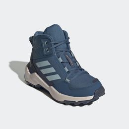 adidas terrex Kinder Wanderschuh "TERREX AX4R MID", Gr. 35, blau, Synthetik, Textil, Schuhe, f&uuml;r Kinder