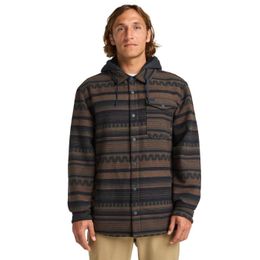 Billabong Herren Langarmhemd "Furnace Bonded Flannel"schwarz, Gr. S, Obermaterial: 50% Walkfrottier, 50% recyceltem Microfaser;, Hemden