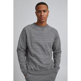 Blend Herren Rundhalspullover "BHAlton"pewter mix, Gr. S, meliert, Sweatware, 60% Baumwolle, 40% Polyester, Pullover, Klassisches Sweatshirt mit